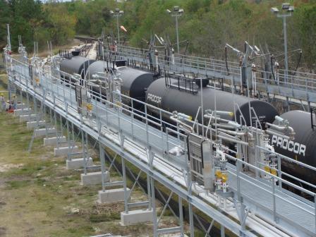 Rail Car Loading Platforms